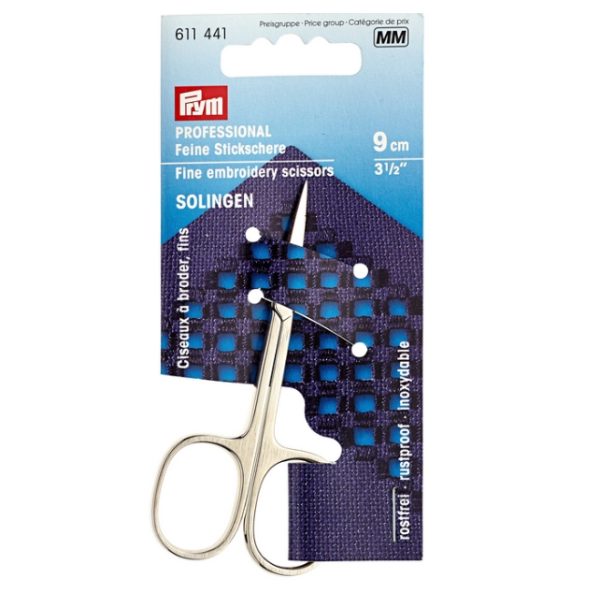 Škare PROFESSIONAL 9cm_fine Prym SOLINGEN Embroidery scissors - ŠIVA ...